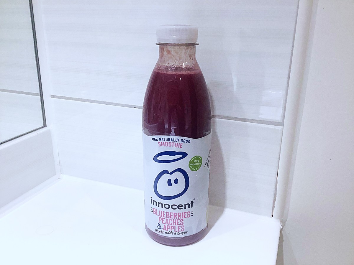 #322 Smoothie review – Innocent Blueberries, Peaches & Apples ...